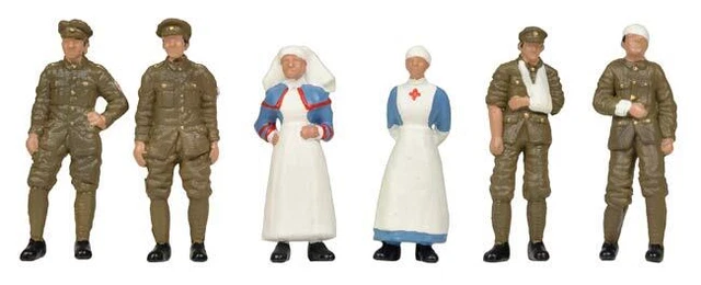 BACHMANN 36-409 OO Gauge WW1 Medical Staff and Soldiers £14.80 ...