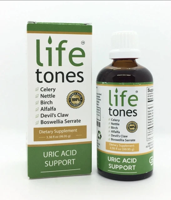 LIFETONES URIC ACID Support Joint Muscle Comfort Herbal Cleanse Life ...
