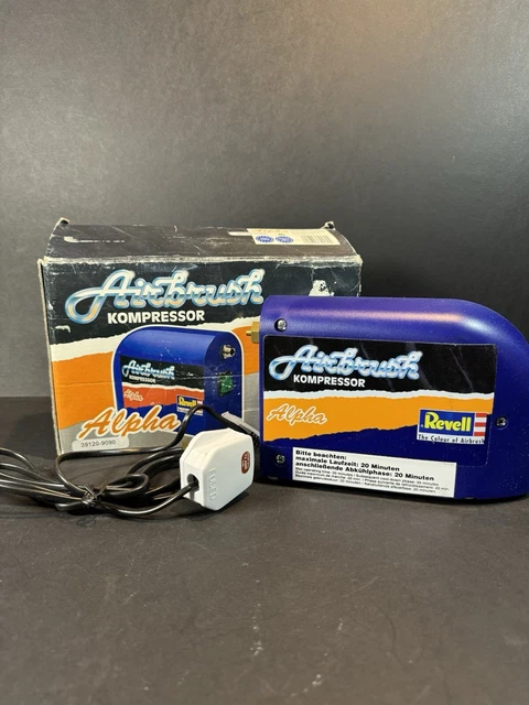 REVELL ALPHA AIR Brush Compressor- Kompressor Only - Opened Never Used ...