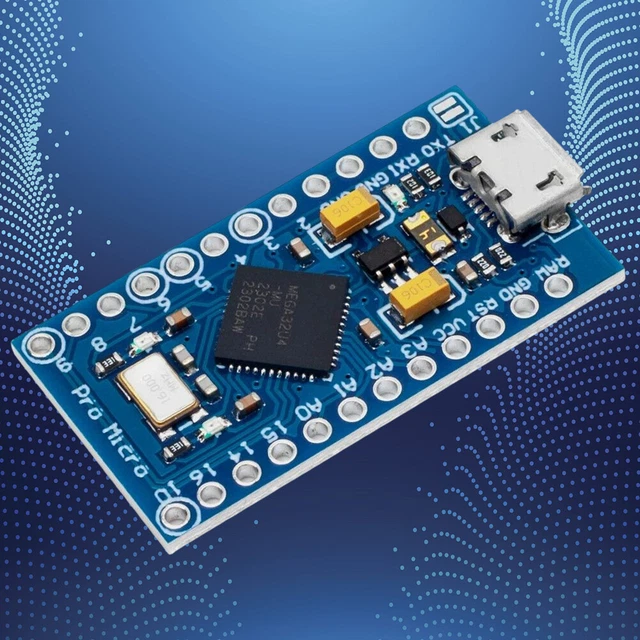 SCHEDA MODULARE PRO ATmega32U4 5V/16MHz per Arduino IDE V1.0.1 (Micro ...