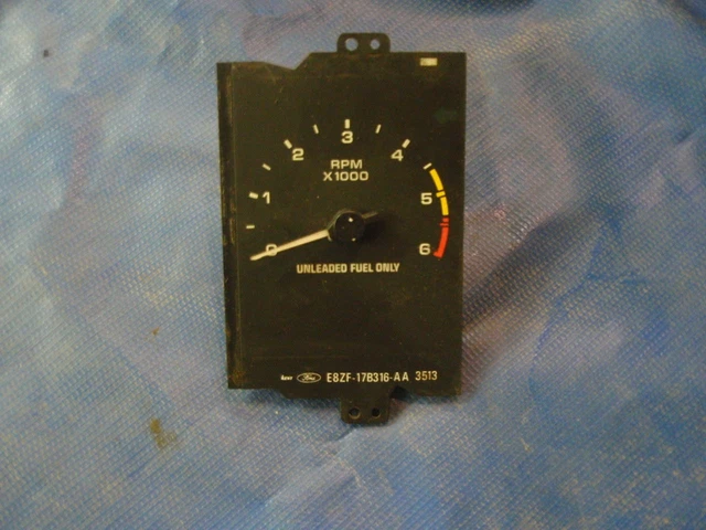 1987-1989 FORD MUSTANG Tachometer Unit 6,000 RPM Gauge Tach Factory ...