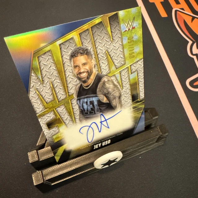 JEY USO - Main Event Autograph 51 /150 - WWE Topps Chrome 2025 £172.32 ...