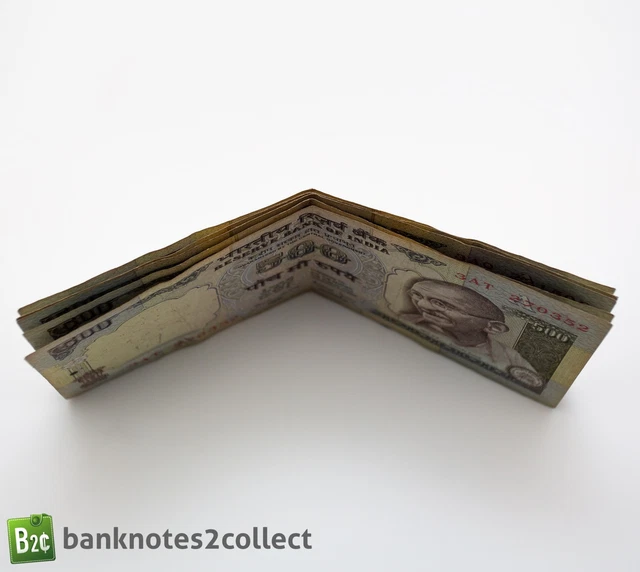 INDIA: 5 X 500 Indian Rupee Banknotes. £0.99 - PicClick UK