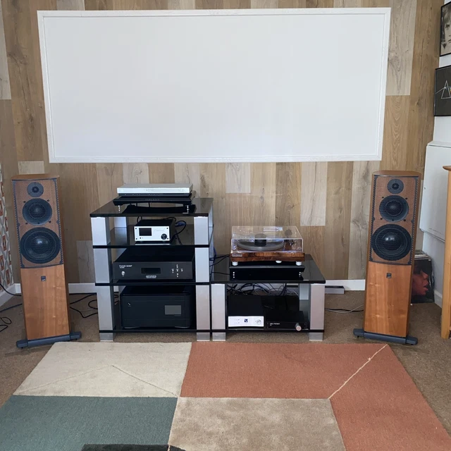 ATC SCM40A ACTIVE Speakers Cherry Finish 2.4 YEARS WARRANTY LEFT BOXED ...