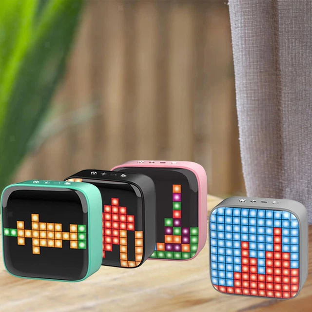 MINI RETRO BLUETOOTH Pixel Art Speaker Outdoor for Smartphone £39.16 ...