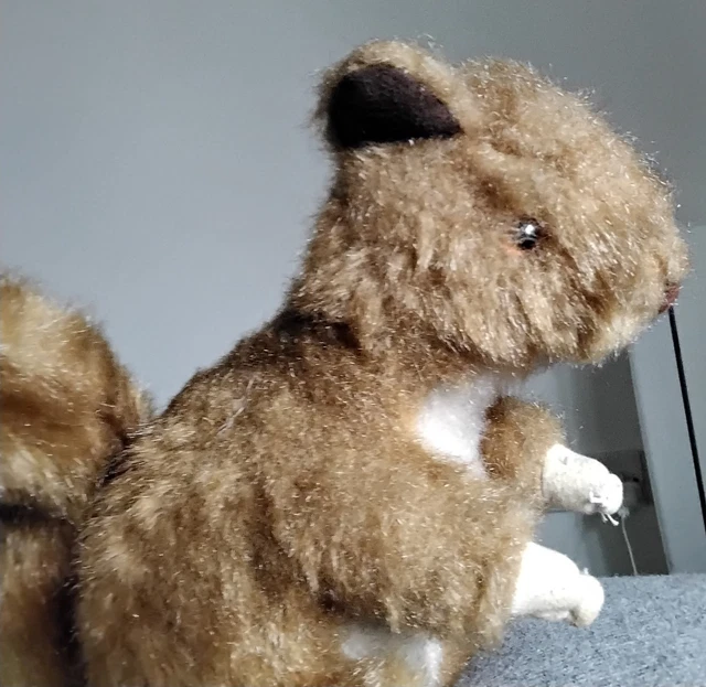 VINTAGE MERRYTHOUGHT RED Squirrel 1960'S Ironbridge Shropshire Salop ...