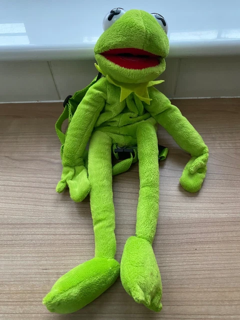 KERMIT THE FROG Disney The Muppets 18" Bag Plush Cuddly Soft Toy ...