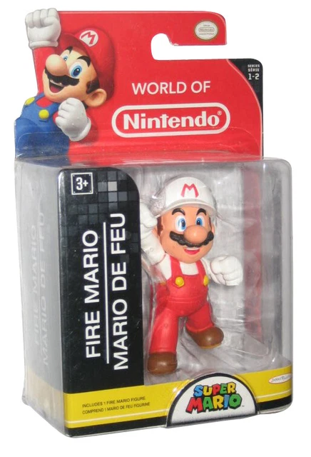 SUPER MARIO BROS. World of Nintendo Fire Mario Jakks Pacific Action ...