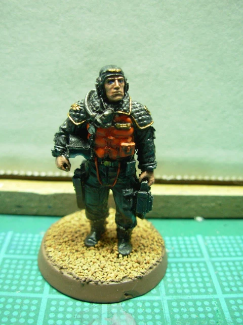 LIMITED EDITION FORGE world Imperial Navy Thunderbolt Pilot Painted ...