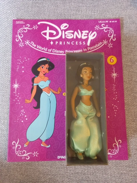 DISNEY PRINCESS DEAGOSTINI Porcelain Doll And Magazine No.6 Jasmine £7. ...