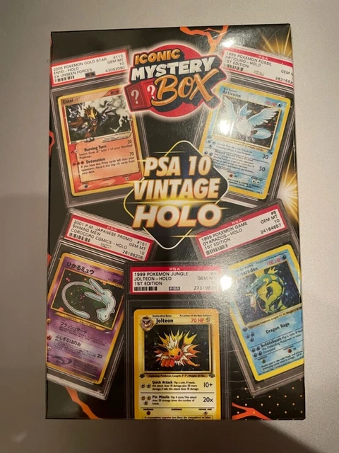 ICONIC MYSTERY POKEMON PSA 10 Vintage Holo Box SOLD OUT EUR 322,53 ...