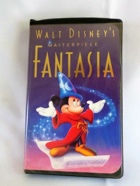RARE WALT DISNEY'S Masterpiece Fantasia VHS 1991 ISBN 1-55890-132-9 EUR ...