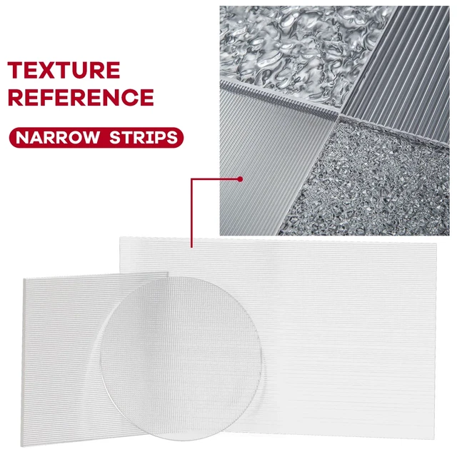 TRANSPARENT TEXTURE PLATE Acrylic Board Water Ripple Photo Props for ...