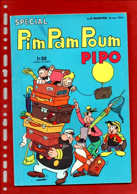 SPECIAL PIM PAM POUM PIPO N° 10 en TBE EDITION LUG 20 JUIN 1964 EUR 8 ...