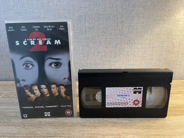 SCREAM VHS VIDEO Tape Cassette WIDESCREEN 1996 Wes Craven Horror RARE ...