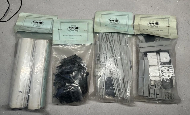 MAILCOACH LNER CORONATION x9 Coach Kits Packs 1-4 Full Set New Bagged ...