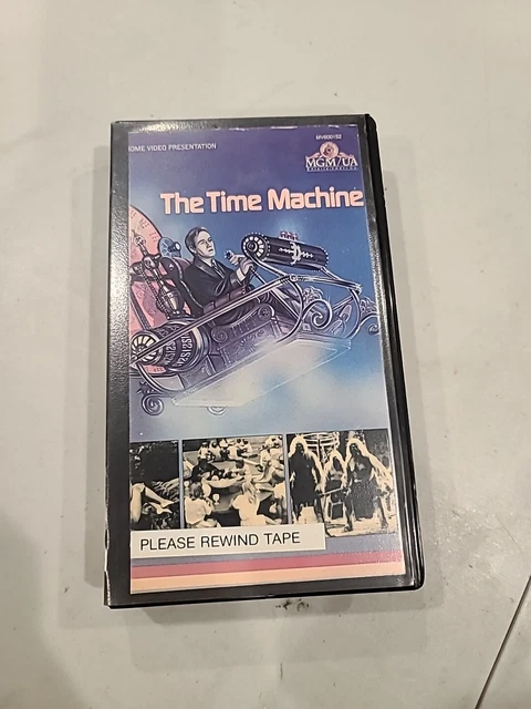 THE TIME MACHINE VHS MGM/UA 1982 Release 1960 Film ROD TAYLOR Clamshell ...