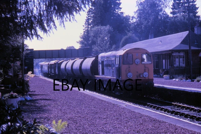 ORIGINAL 35MM SLIDE: BR EE Type 1 (at Alton??) with weedkiller train £1 ...