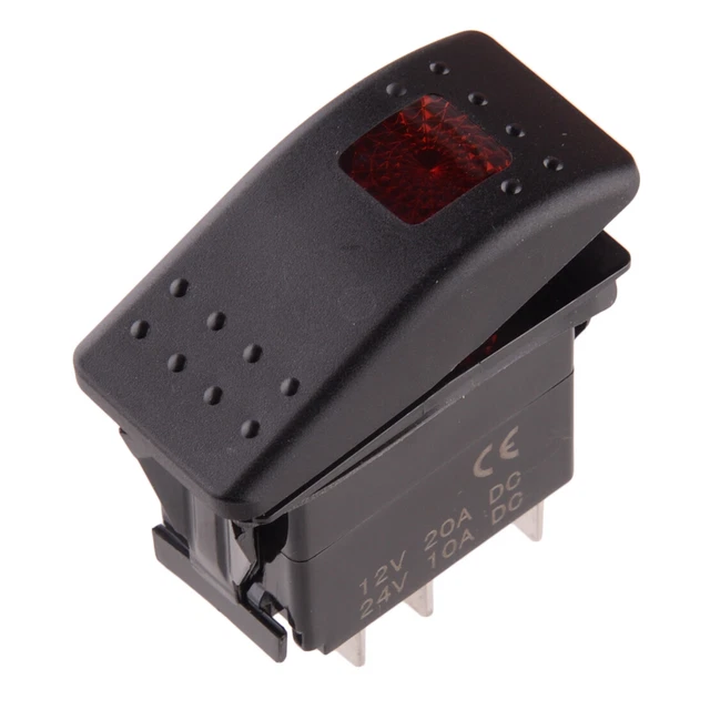 5 PINS RV Generator Start Stop Rocker Switch Fit For Onan Cummins 308 ...