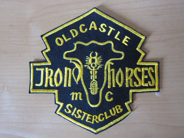 MC PATCH RARITÄT Iron Horses Mc Oldcastle Sister Club Biker Rocker ...