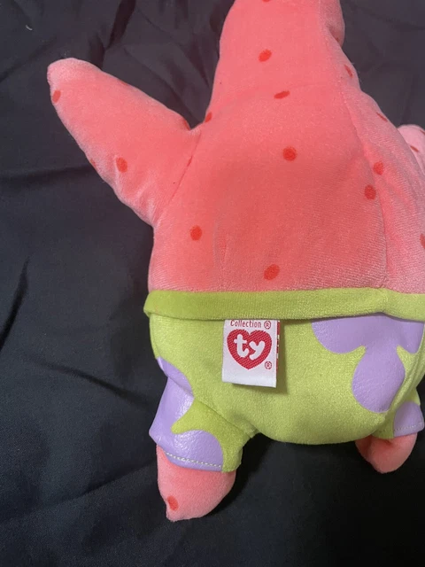 TY PATRICK STAR SpongeBob SquarePants Plush Soft Toy Beanie £10.00 ...