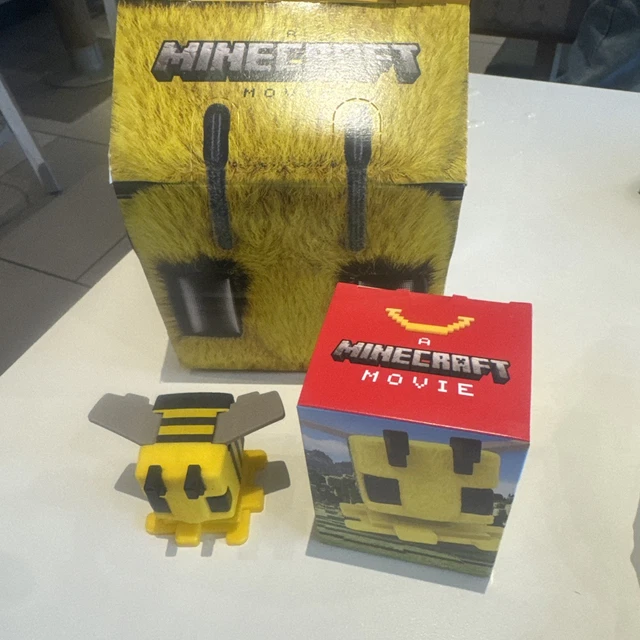 MINECRAFT MCDONALD’S HAPPY Meal Toy 2025- Bee - McDonalds & Mojang £8. ...