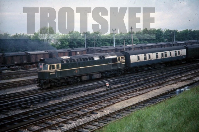 35MM SLIDE BR British Rail Diesel Loco Class 33 D6508 c1968 Original £4 ...