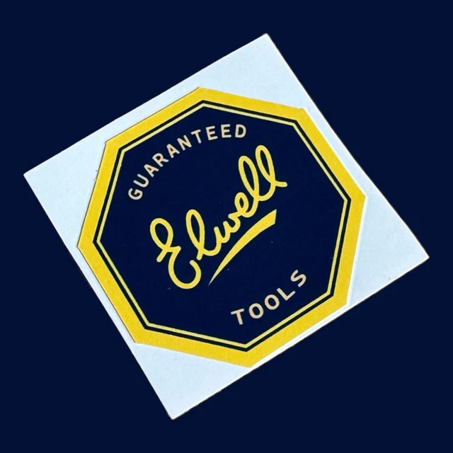 ELWELL LIMITED GUARANTEED Axe Vinyl Sticker felling Wood Classic ...