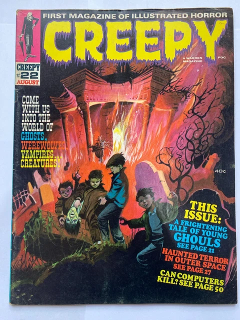 CREEPY #20 HORROR Warren Magazine 1968 FN+ £9.95 - PicClick UK