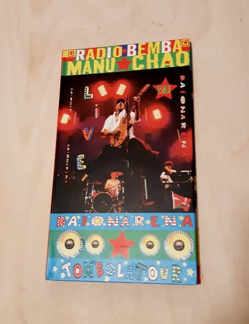SELTENES BOOKLET MANU Chao RADIO BEMBA TOUR mit 2 CD, 1 DVD und poster ...
