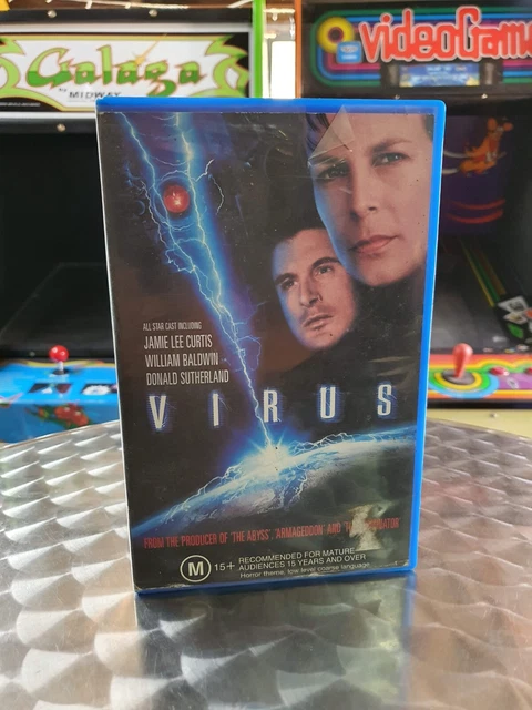 VIRUS - JAMIE Lee Curtis - VHS Movie - Video Tape - Big Box Ex Rental $7.48 - PicClick AU