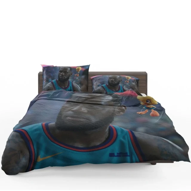 LEBRON JAMES SPACE Jam 2 Movie Quilt Duvet Cover Set Bedclothes Home ...