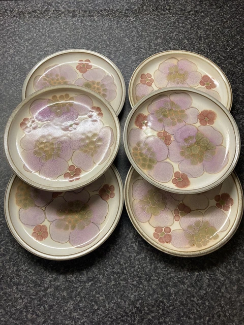 SET OF 6 Denby Gypsy Side / Tea Plates 6.5" / 17cm set 1 £21.52 ...