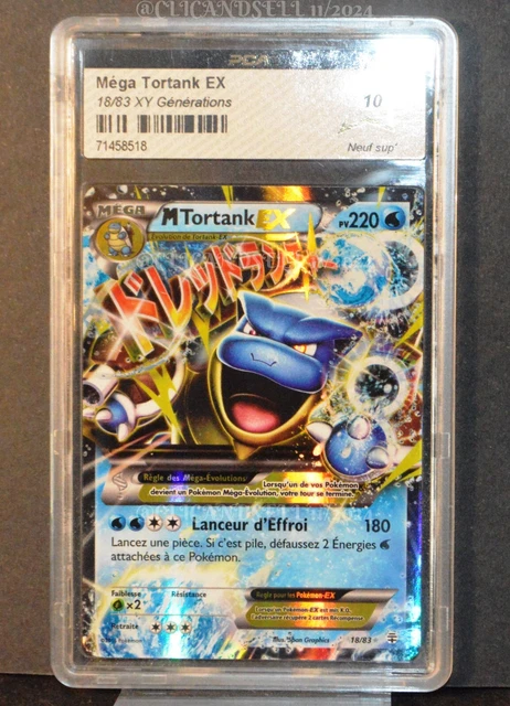 CARTE POKÉMON PCA Méga Tortank EX 18/83 10 EUR 381,39 - PicClick FR