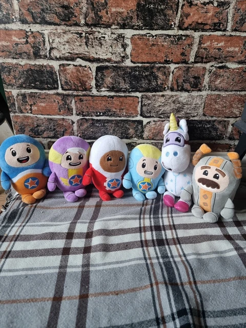 6 GO JETTERS Plush Figures 8th wonder Cbeebies Lars Glitch Ubercorn ...