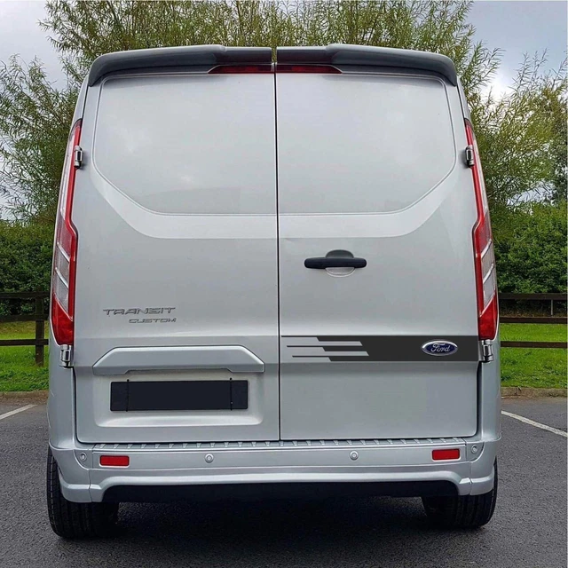 FORD TRANSIT CUSTOM Rear Door Decals Graphics Racing Sport £16.95 ...