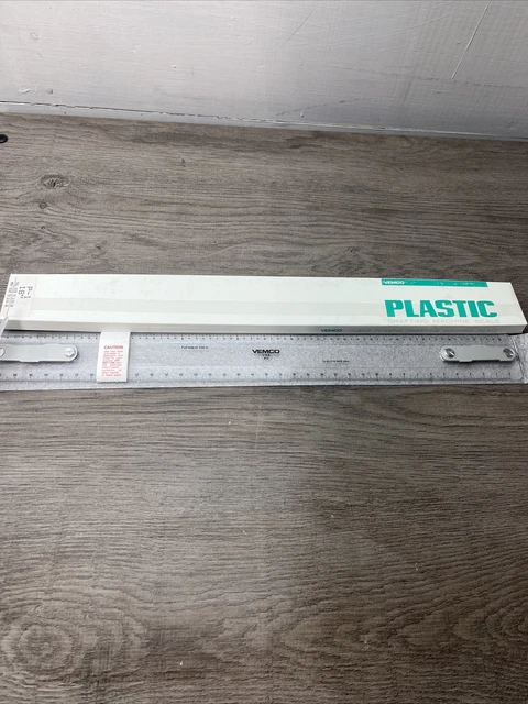 VEMCO DRAFTING MACHINE Scale 18” P1 Full Size Half Size Clear Plastic £ ...
