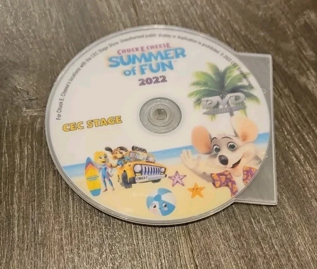 CEC CHUCK E Cheese DVD Show SUMMER of FUN 2022 CEC stage Format $50.00 ...