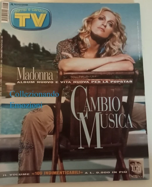 Tv Sorrisi E Canzoni N 43 2000 Madonna Baywatch Richard Gere Kim