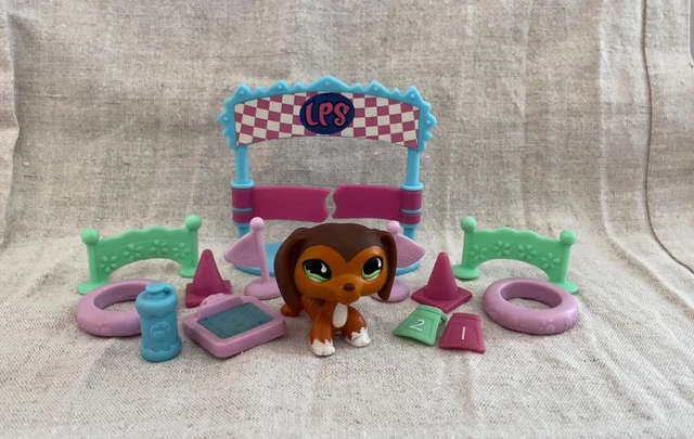 LITTLEST PET SHOP Rare Authentic Dachshund #675 Savannah & Shorthair ...