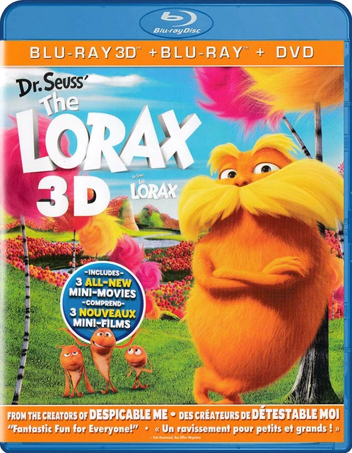 DR. SEUSS THE Lorax 3D (3D Blu-Ray + Blu-Ray + Dvd + Digital Copy) (Bl ...