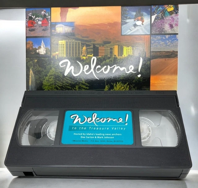 WELCOME TO THE Treasure Valley VHS Idaho Tourism Info Video Tape Dee Sarton £11.49 - PicClick UK