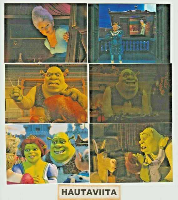 2004 SHREK2 CARDS Dreamworks Cards Inc CI #25 38 40 43 46 47 Opened ...
