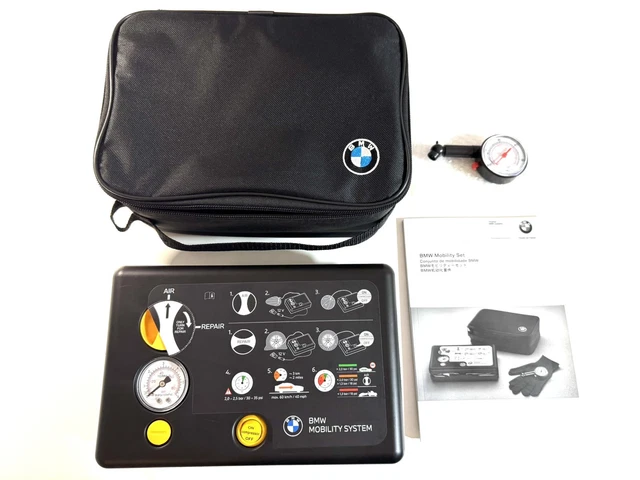 GENUINE BMW TIRE repair kit pump sealant mobility emergency 71100039344 ...