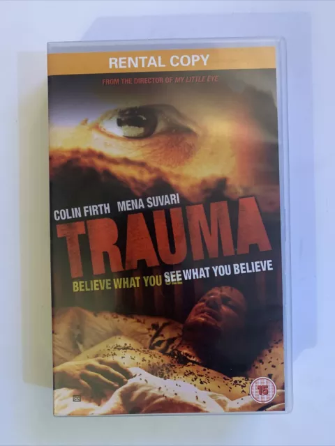 TRAUMA - VHS video tape Ex Rental Big Box - Cult Classic - Colin Firth ...