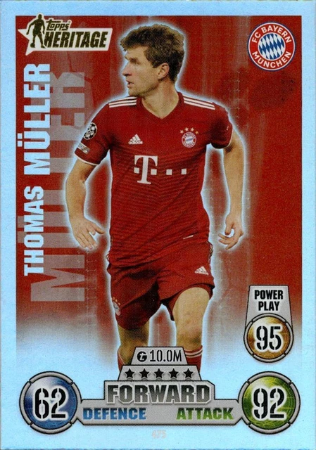 CARTE THOMAS MULLER #Topps Match Attax Acheter 2 Articles Pour 50 % De ...