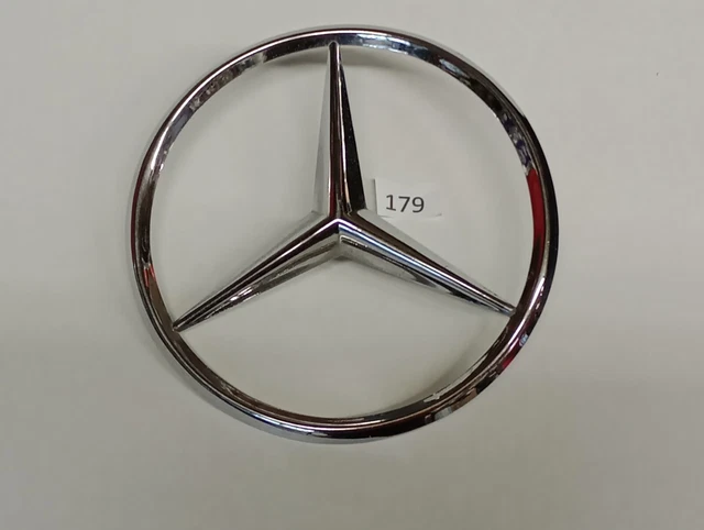 MERCEDES W123 W126 Boot Trunk Star Chrome Emblem Logo 1267580158 £22.00 ...
