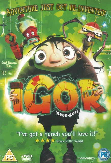 IGOR (2008) DVD, John Cusack, Molly Shannon, Steve Buscemi [Region 2] £ ...