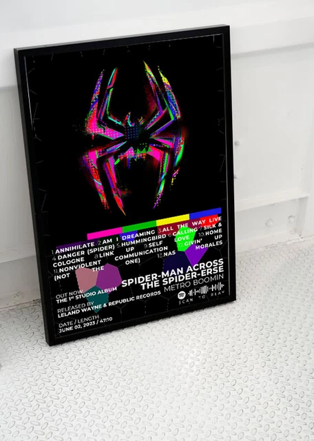 Poster Metro Boomin Spider Man Across The Spider Verse Album Cover Poster £1507 Picclick Uk