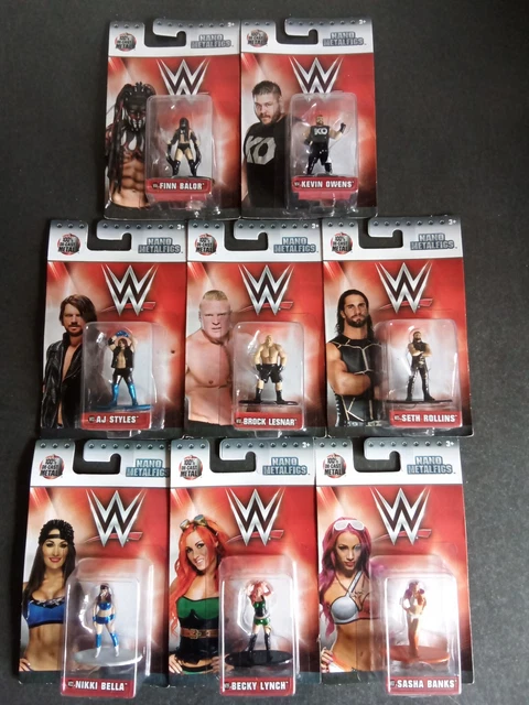 WWE WRESTLING NANO Metalfigs Mini Figures Lot Of 8 Figures New Sealed £ ...